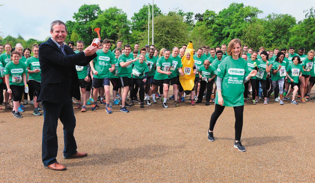 Dozens of npower employees put best foot forward to raise thousands for ...