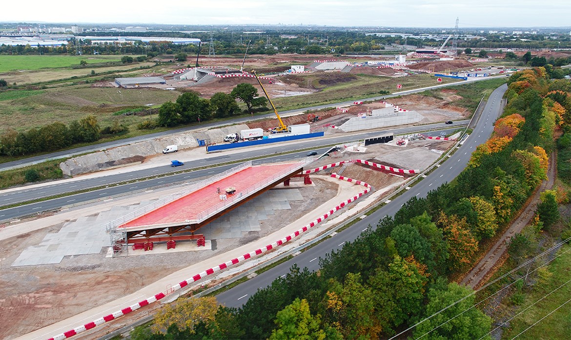 HS2: New 45m bridge to be installed over the A446 in Solihull this ...