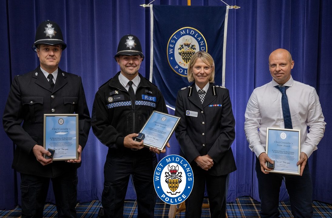 West Midlands Police officers and staff honoured for saving a woman who ...