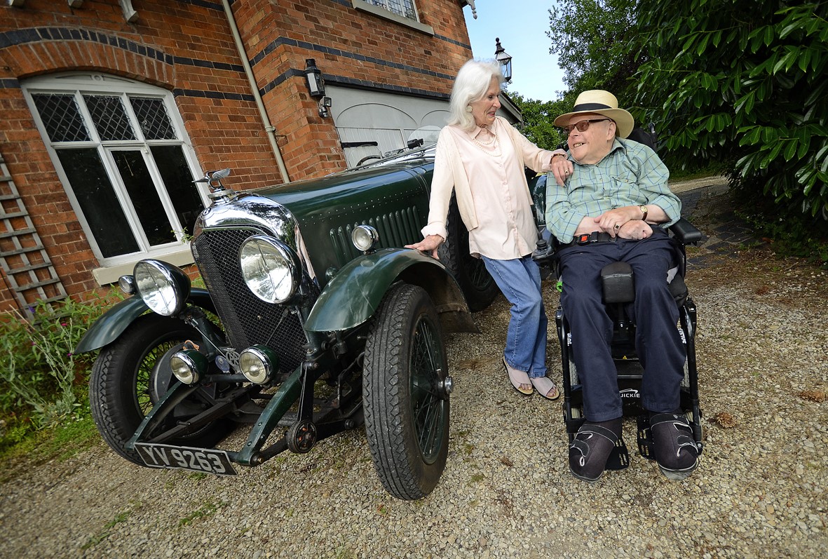 Diamond couple mark wedding anniversary with a ride in 60-year-old ...