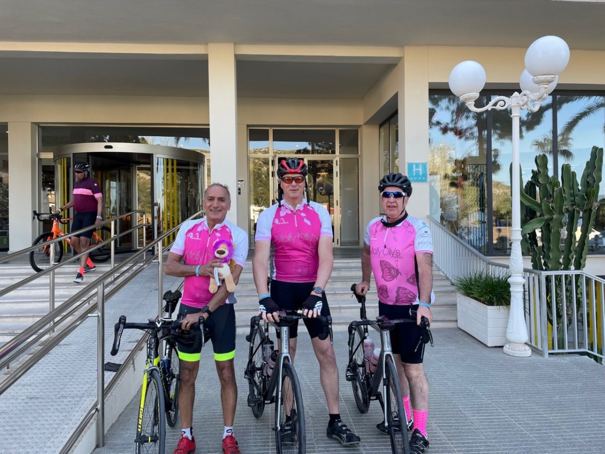 Solihull trio ready to take on 180-mile bike ride in aid of Molly Olly ...