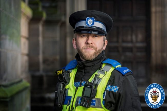 Super-spotting West Midlands Police officer Andy Pope snares his 3 ...
