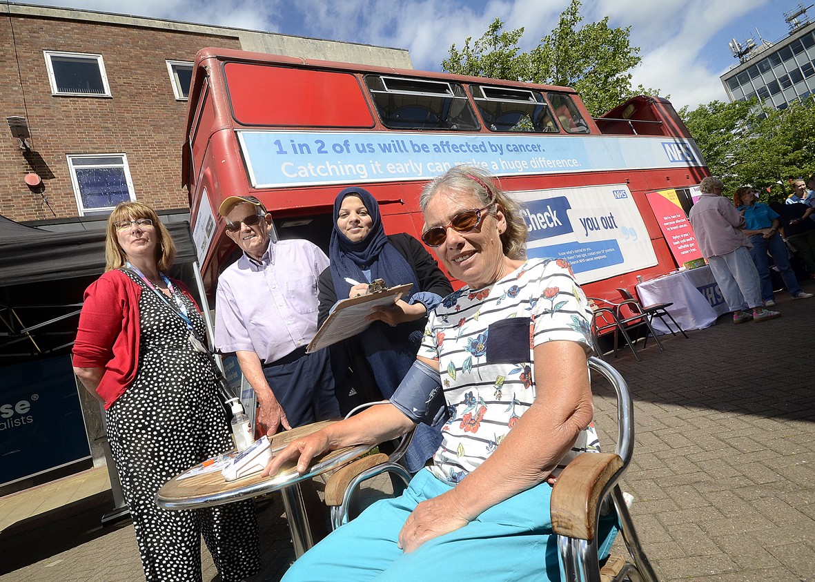 All aboard for health checks as bus stops in Chelmsley Wood - The ...